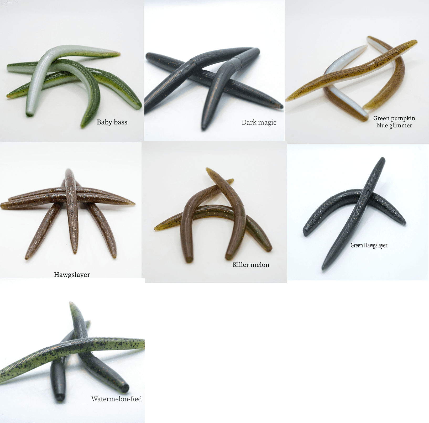 MWL 5" Senko Variety Pack - 8 per pack - Walmart.com