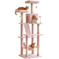 MWPO 70.1-in Multilevel Cat Tree Tower with Condo, Perch and Scratching ...