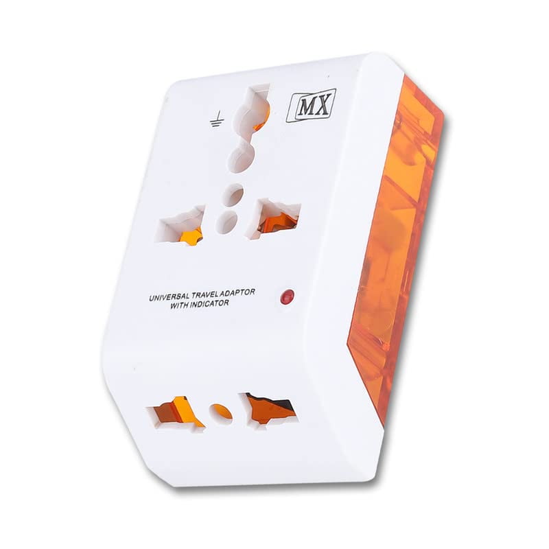 MX 3 PIN Traveller Universal Socket Plug Type B Worldwide Travel ...