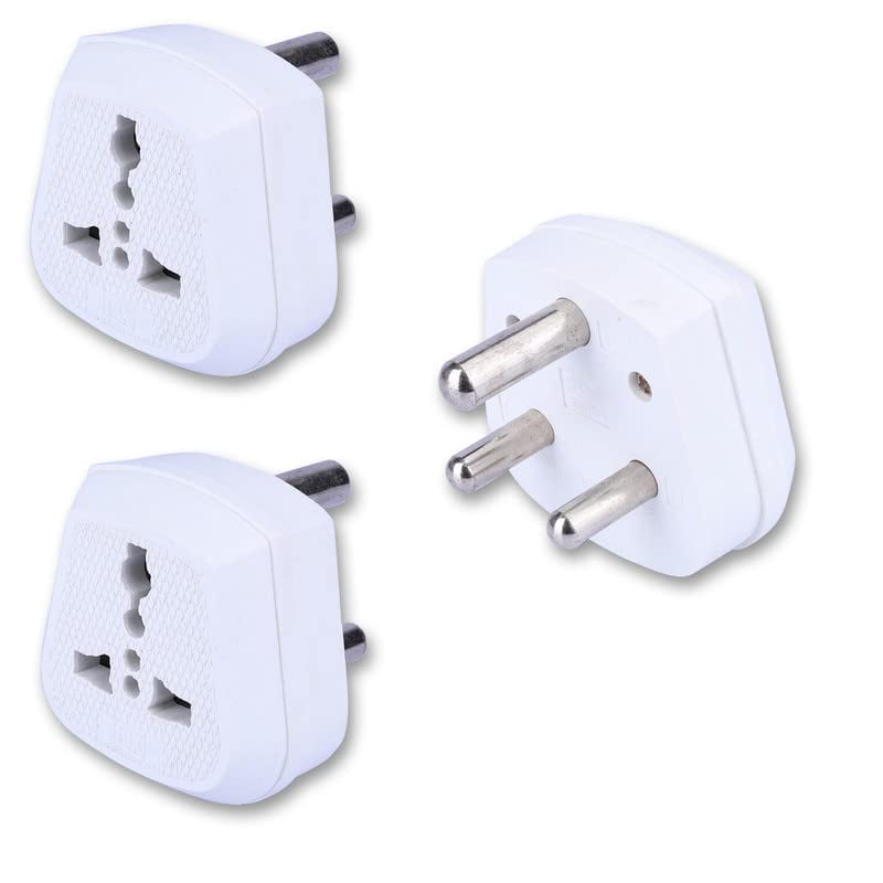 MX 3 PIN TypeD Universal Socket PlugWorldwide Travel Adaptor Multi Plug ...