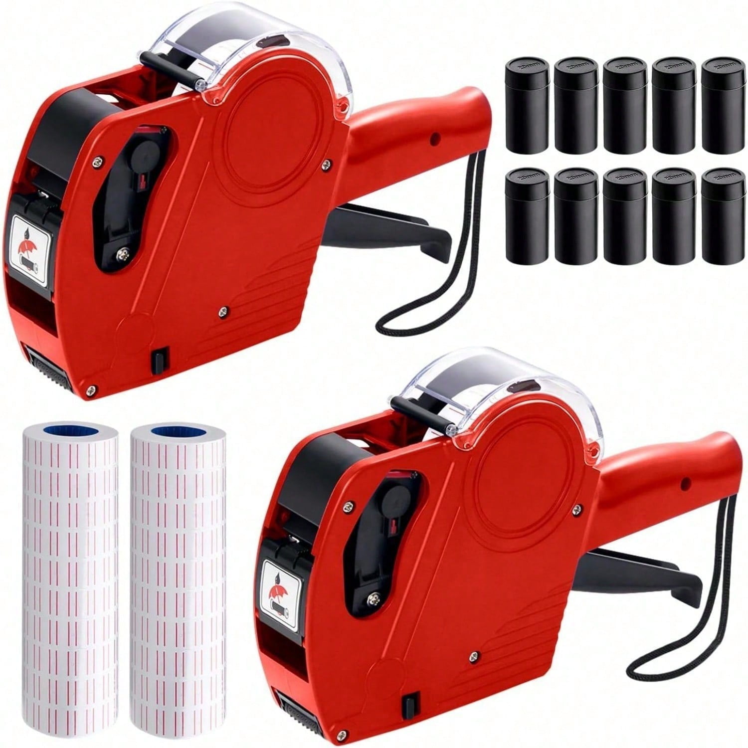 MX-5500 8 Digits Price Tag Gun With 10000 Sticker Labels And 10 Ink ...