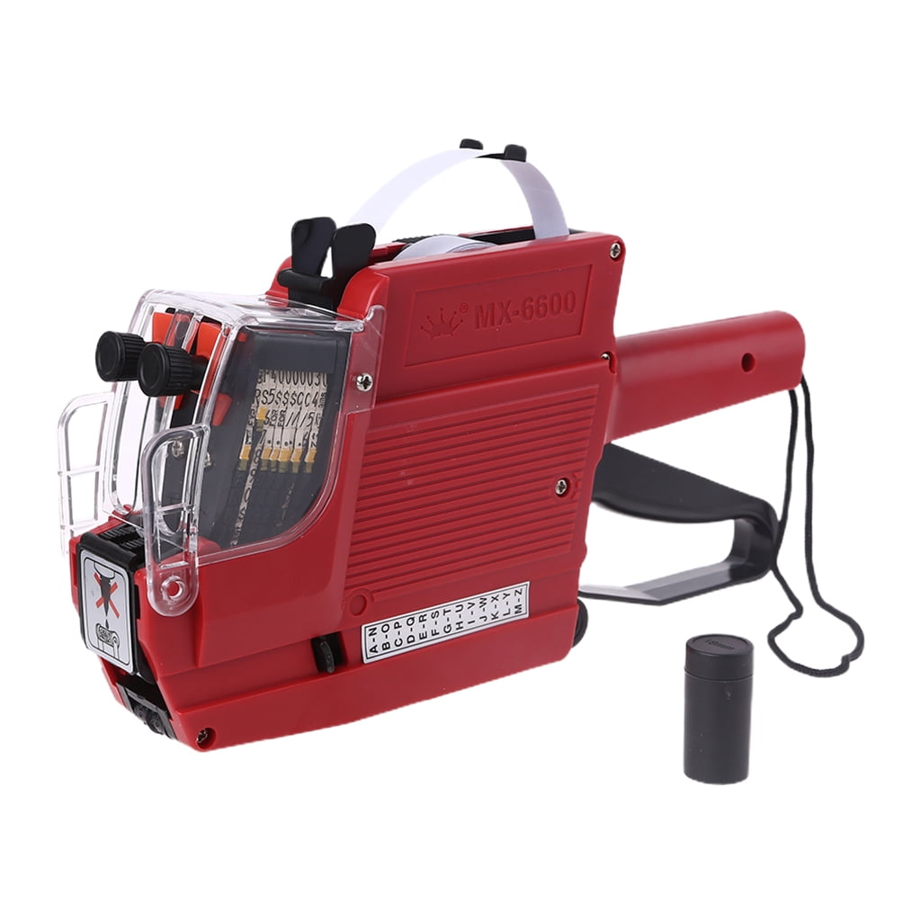 MX-6600 Two-line Labeller Price Tag Gun Label 2 Lines for Retail Store ...