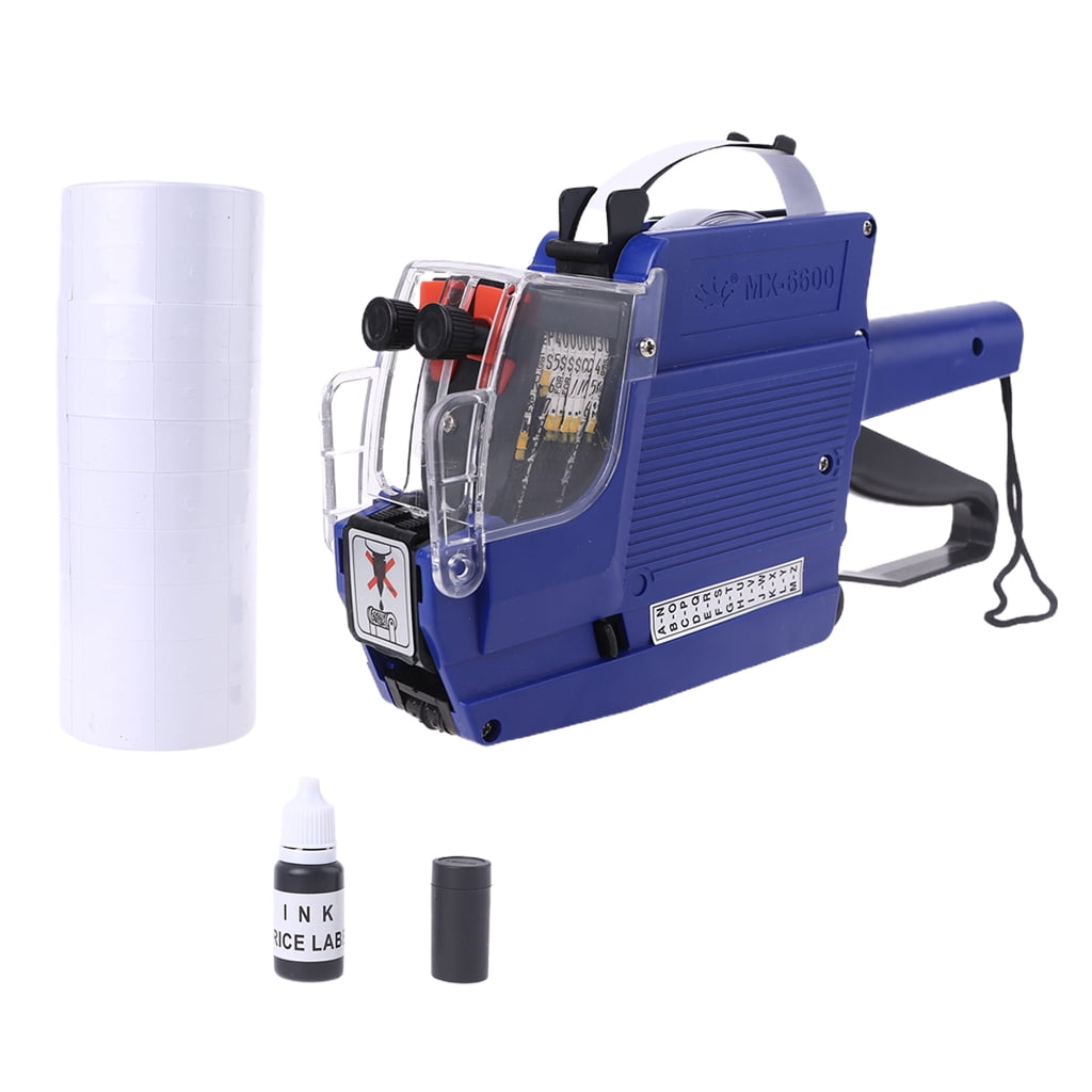 MX-6600 Two-line Sticker Maker Machine, Price Tag Labeller with ...
