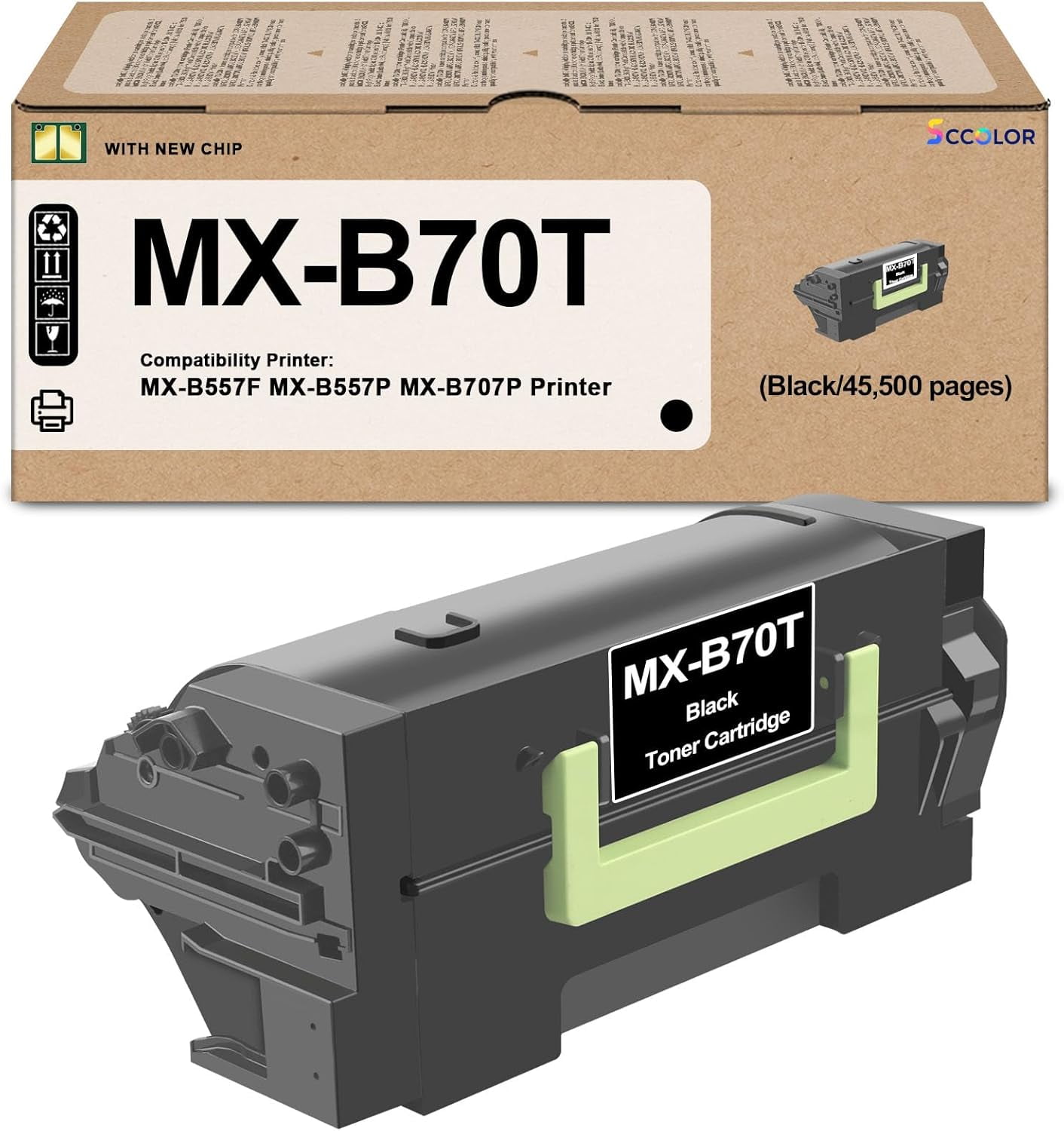 MX-B70T MXB70T Toner Cartridge Compatible for Sharp MX-B70T Toner Cartridge Replacement for ...