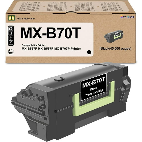 MX-B70T MXB70T Toner Cartridge Compatible for Sharp MX-B70T Toner Cartridge Replacement for ...