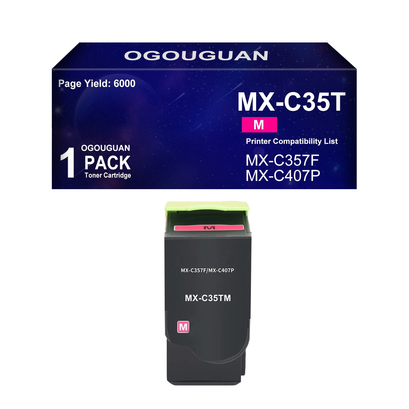 MX-C35T Compatible Toner Cartridge Replacement MX-C35TM use with Sharp ...