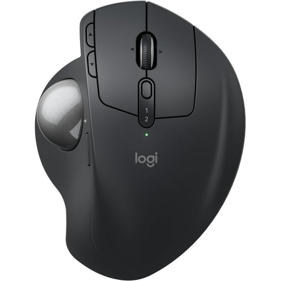 MX Ergo S Advanced Wireless Trackball Mouse, USB-C Rechargeable ...