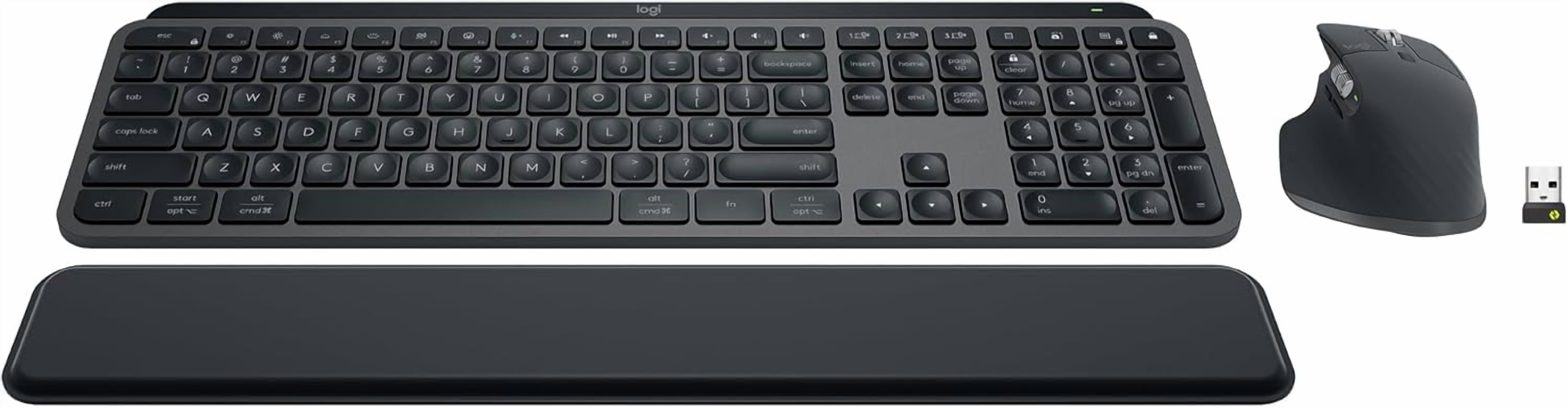 MX Keys S Combo - Performance Wireless Keyboard and Mouse with Palm ...
