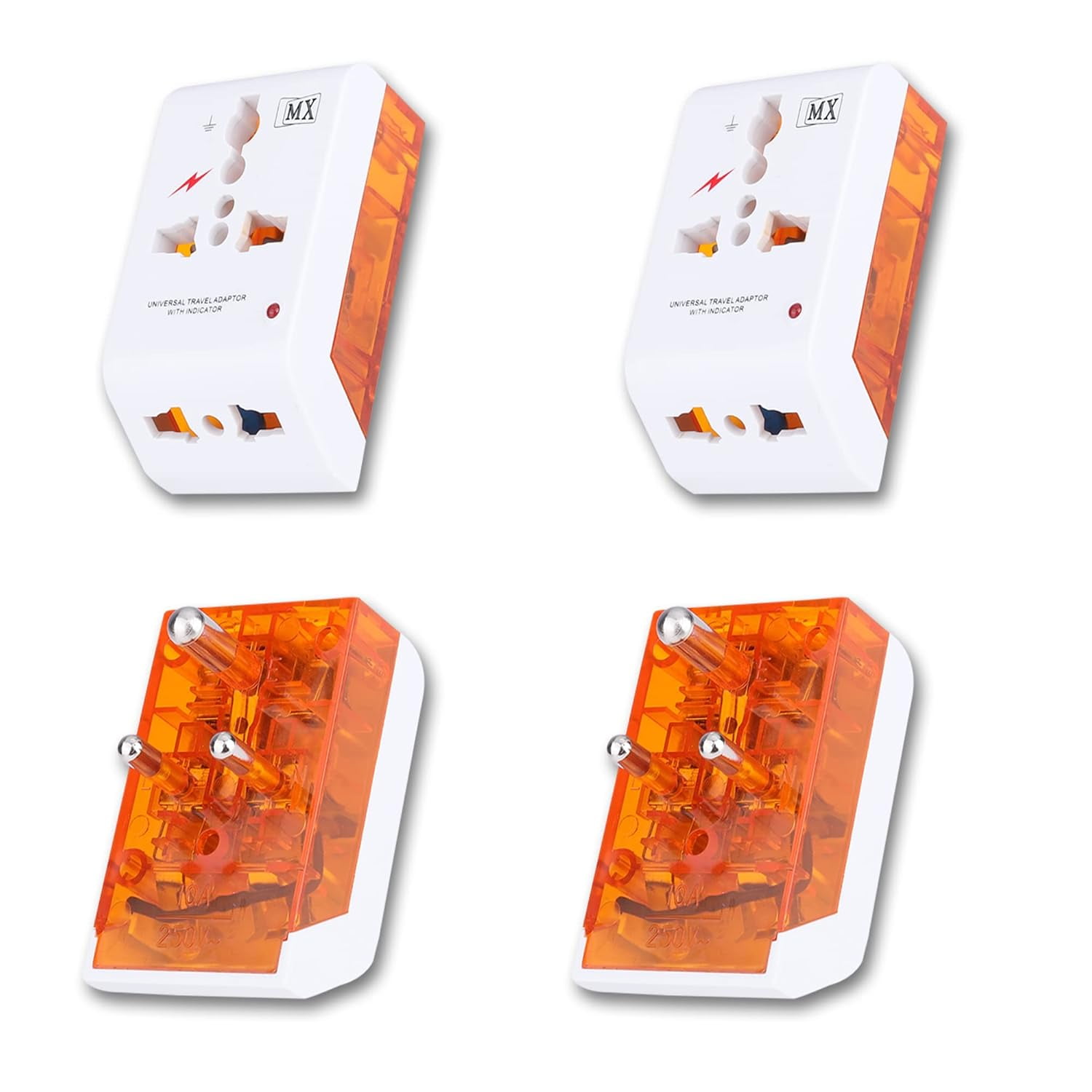 MX Universal 3Pin MultiPlug Socket with Surge and Spike Protector ...