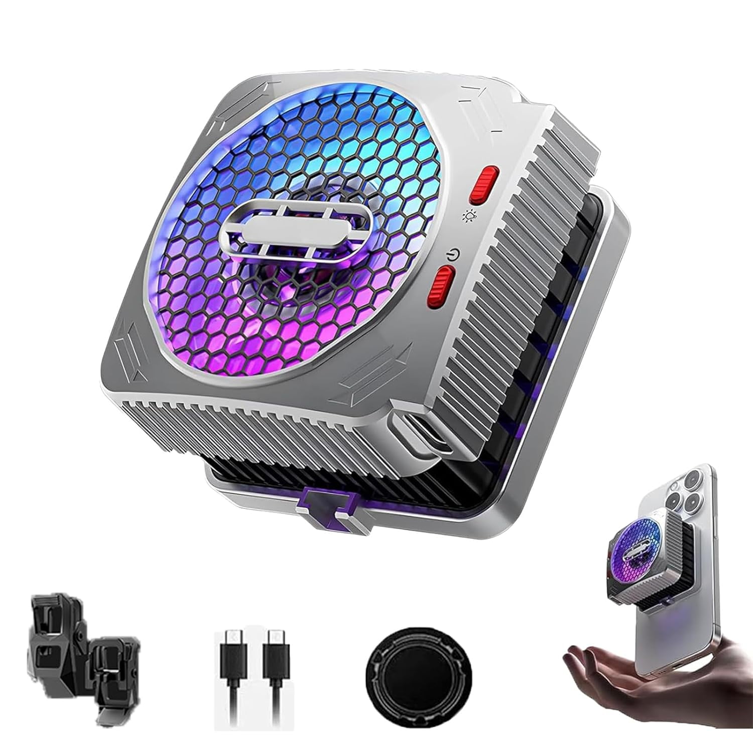 MX2 Magnetic Cell Phone Cooler, MX2 Glacier Radiator, Portable 30W ...