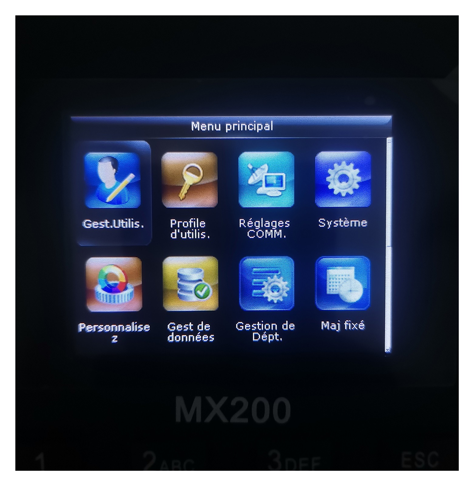 MX200 Tcp/Ip RFID 125khz Card Attendance System SSR Proximity Card Time ...