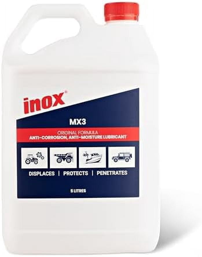 MX3 Inox Lubricant ORIGINAL FORMULA 5-litre Bottle with Applicator ...