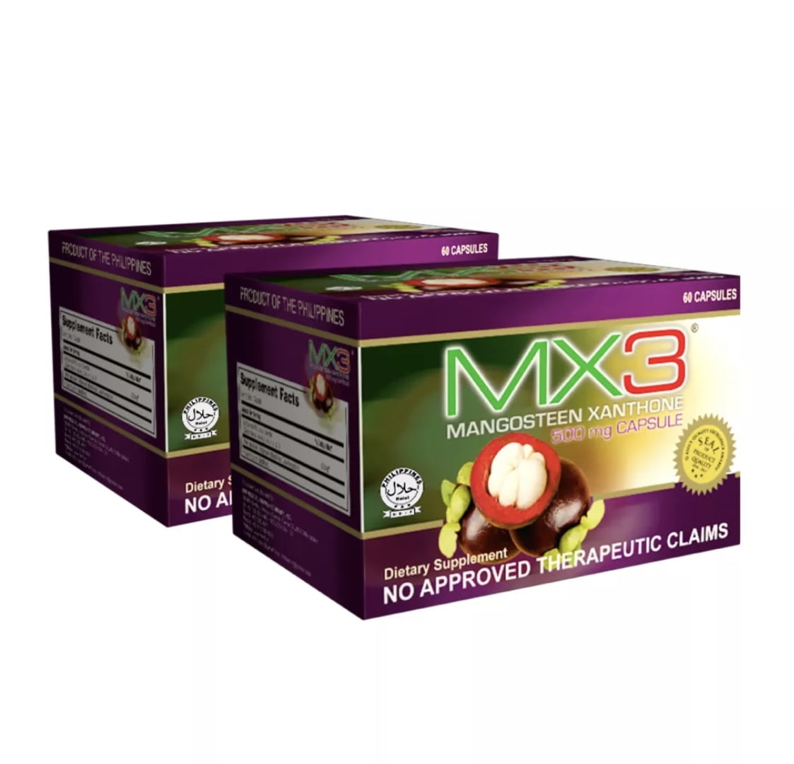 MX3 Mangosteen Capsules (2 Boxes) - Walmart.com