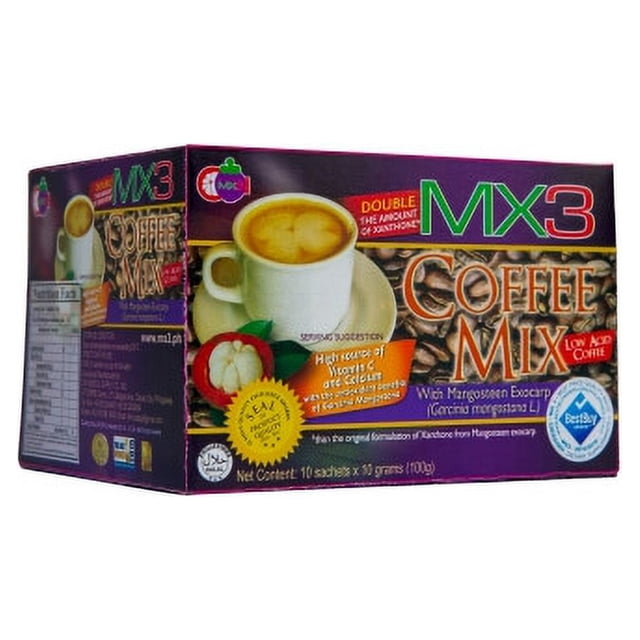 MX3 Brand New & Sealed Mangosteen Coffee Original Flavor - 1 Box of 10 ...