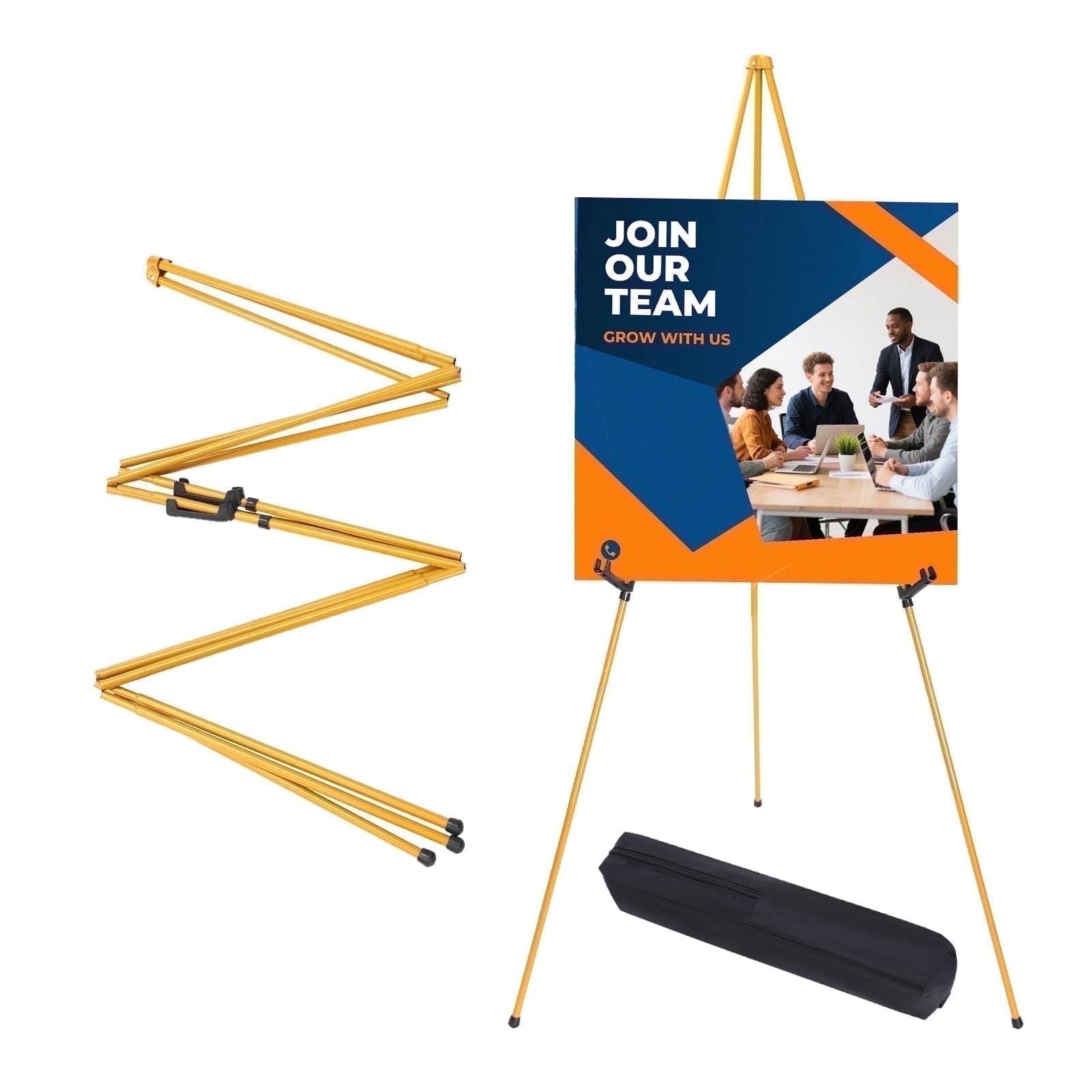 MXG 7"to 66" Adjustable Art Easel, Lightweight Foldable Floor Display ...