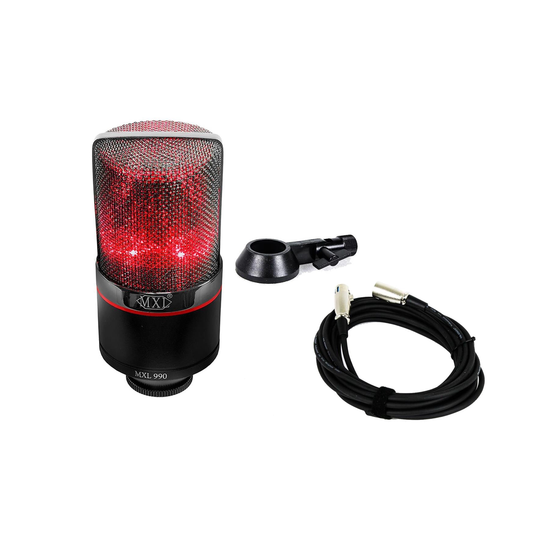 MXL 990 Blaze Microphone w/ 20-foot XLR Cable Bundle - Walmart.com