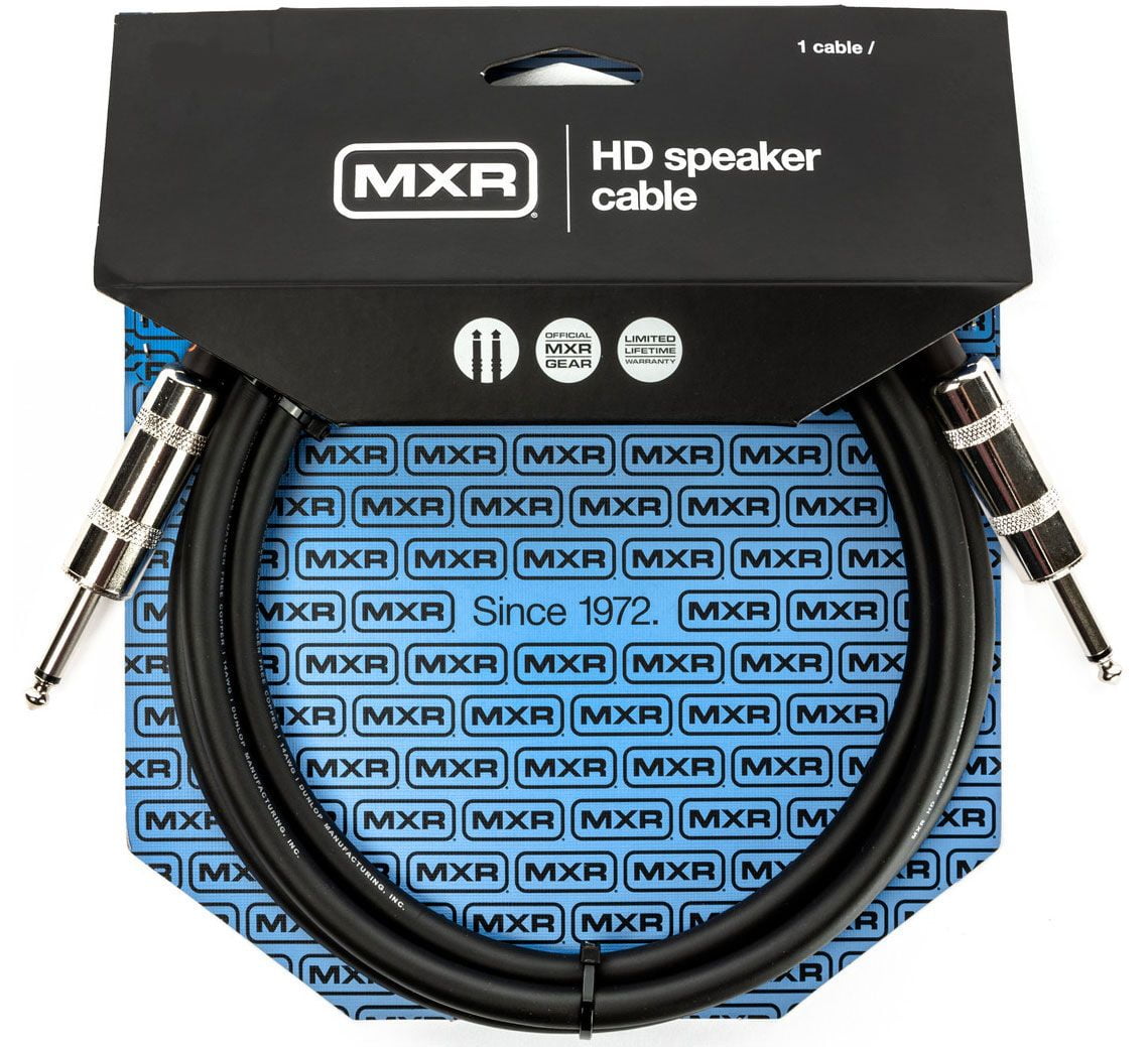 MXR DCSTHD3 3' Foot Standard Series HD 1/4 TS Male Speaker Cable ...
