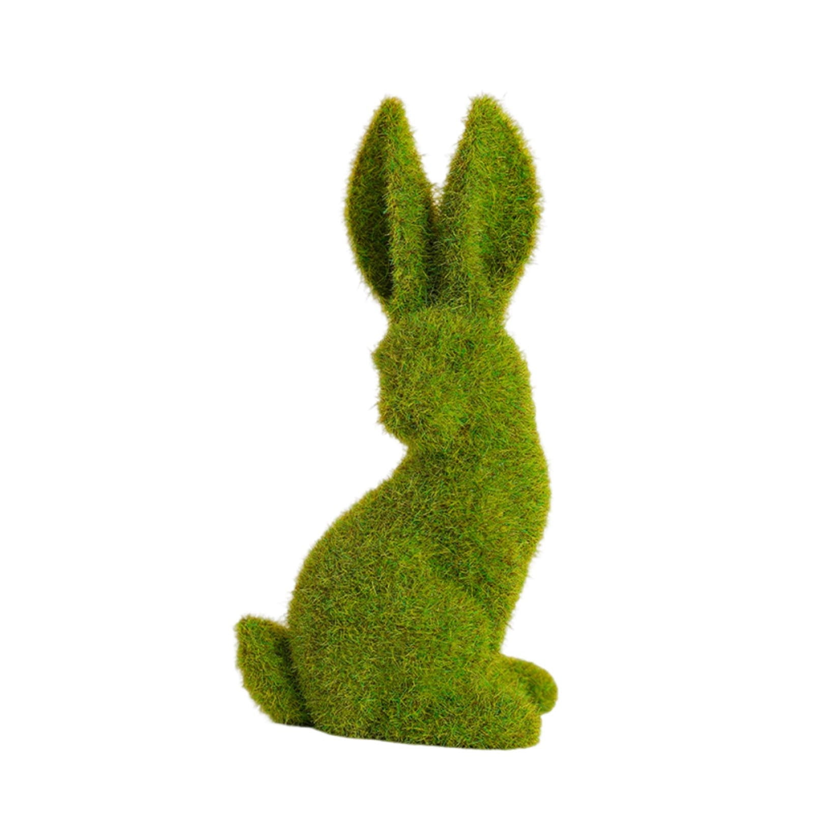 MXTPOV Artificial Flocked Rabbits Ornaments, Easter Bunny Decor for ...