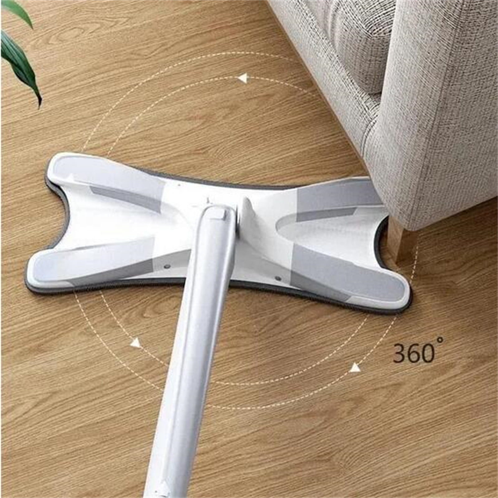 MXTPOV Butterfly Shape Microfiber Mop with Squeeze Multi-functional Mops for Floor Cleaning Flat ...