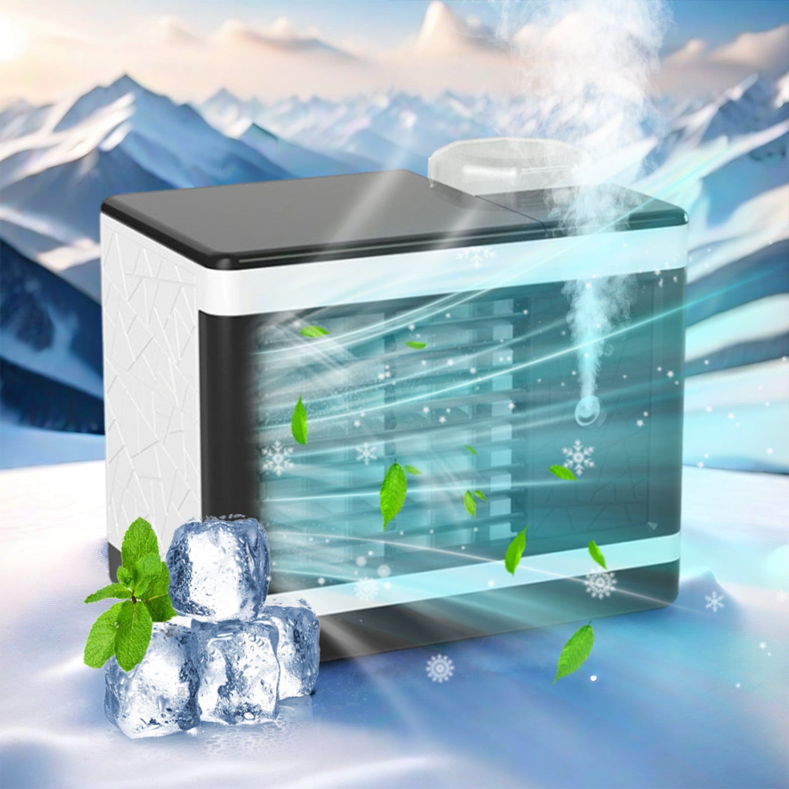 MXTPOV Portable Air Conditioner,Refrigerator Mini Portable Home Office ...