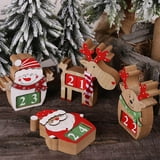 MXTPOV Santa Claus Christmas Countdown Calendar Christmas Deer Advent ...