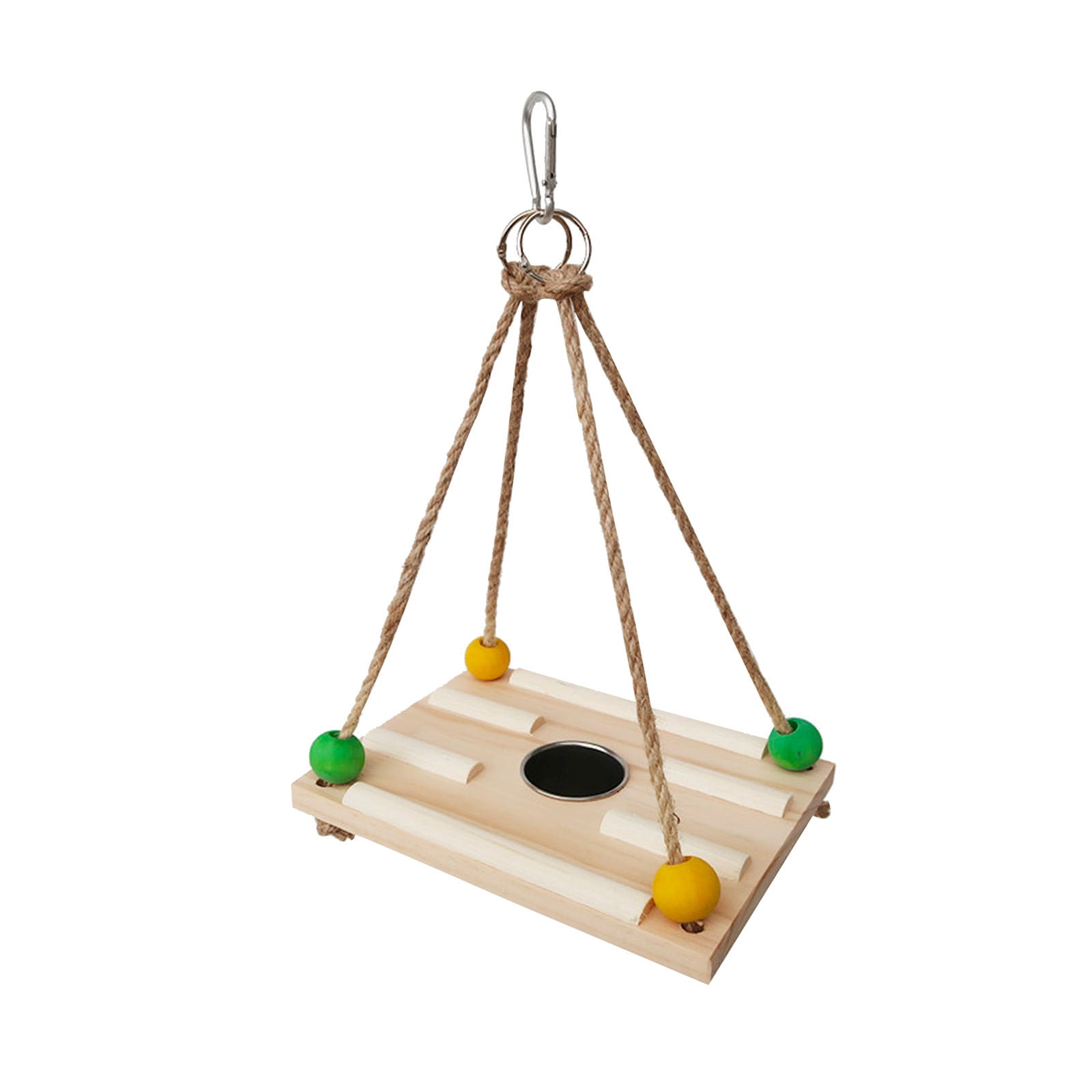 MXTPOV Wooden Bird Feeder Hanging, Hummingbird Feeder for Garden Patio ...