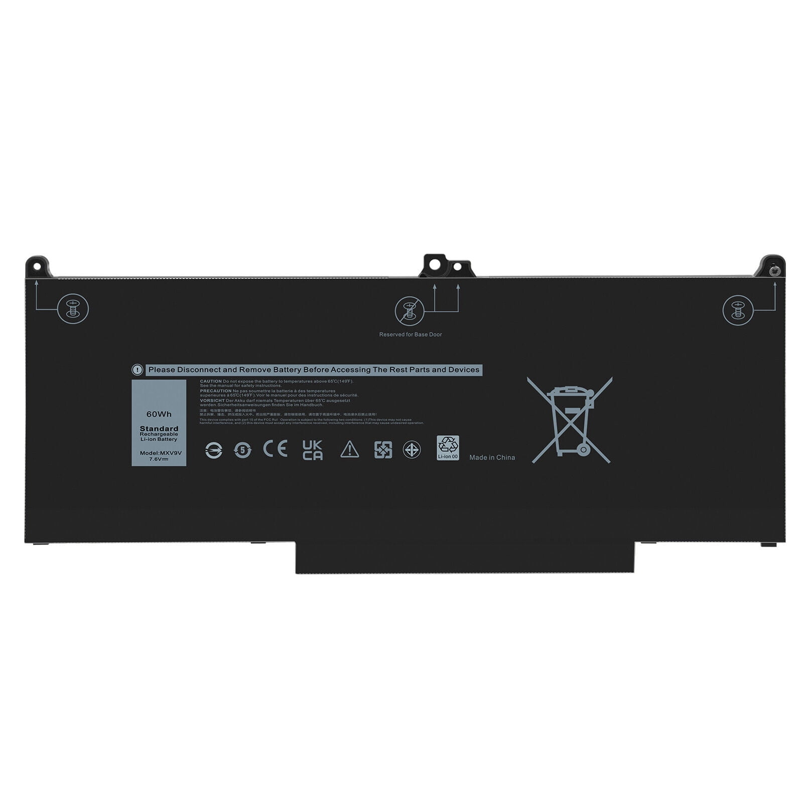 MXV9V Battery for Dell Latitude 7300 E7300 Series - Walmart.com