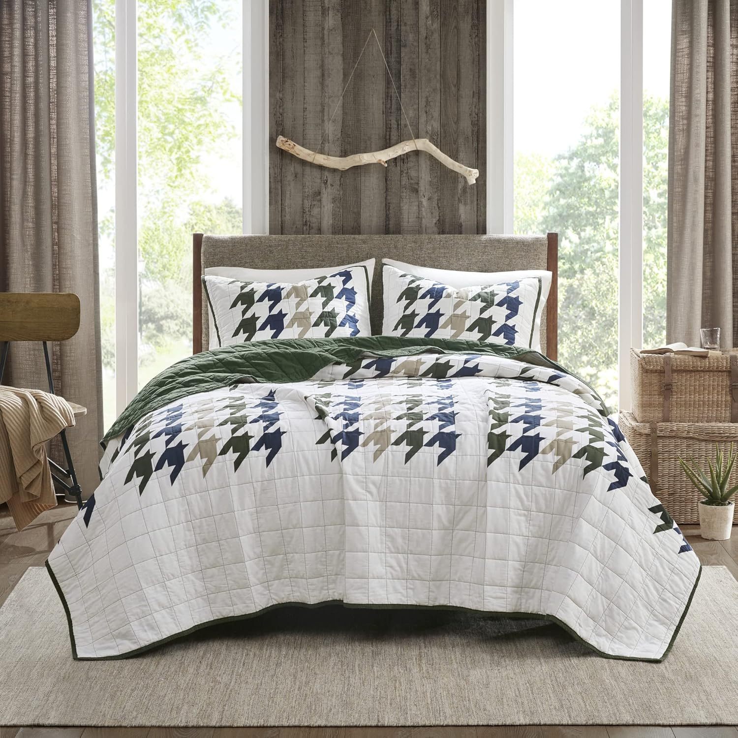 MXXF Reversible Quilt Cabin Lifestyle Design - All Season, Breathable ...