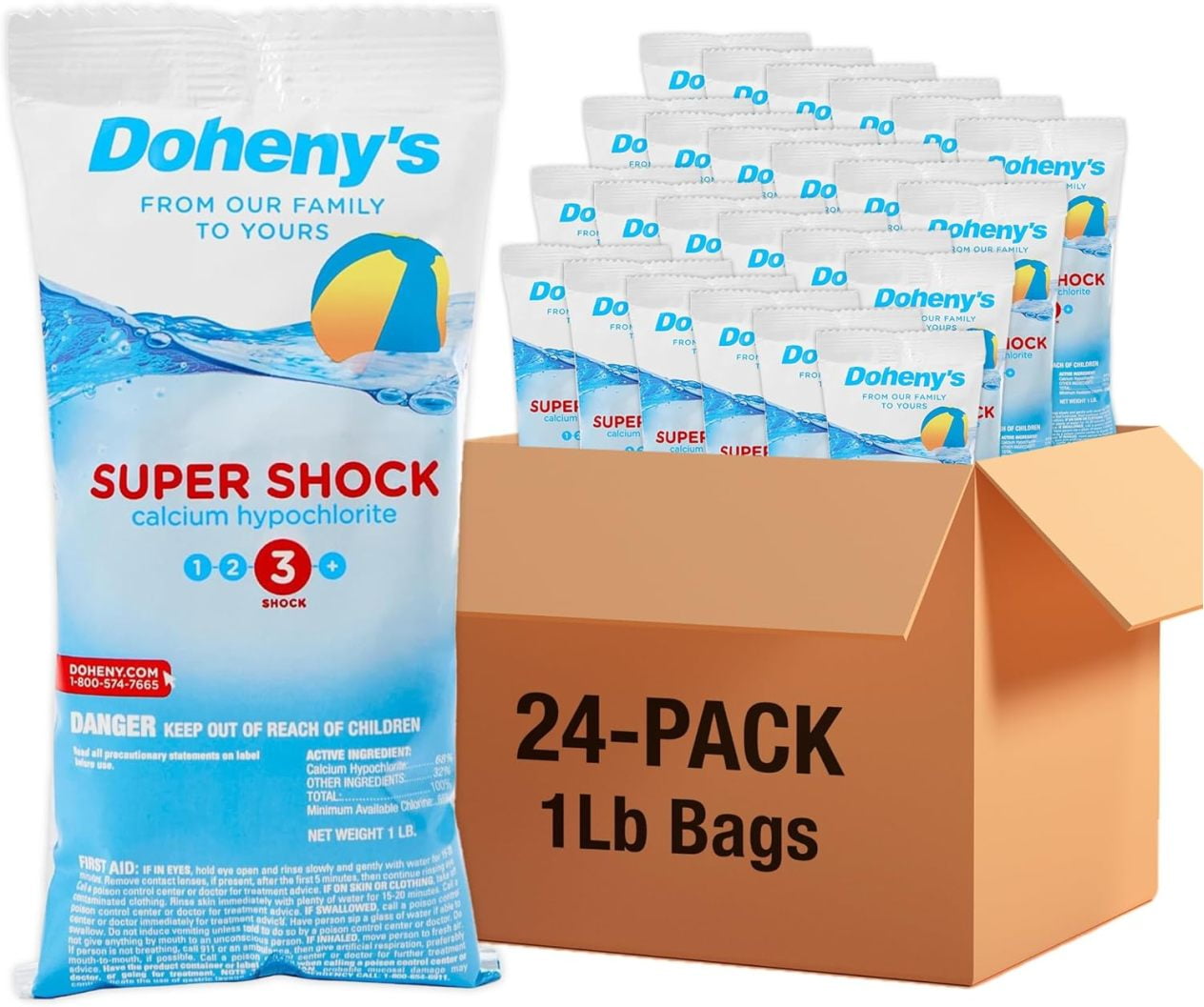 MXXF Super Pool Shock | Pro-Grade Chlorine Shock, Quick-Dissolving ...