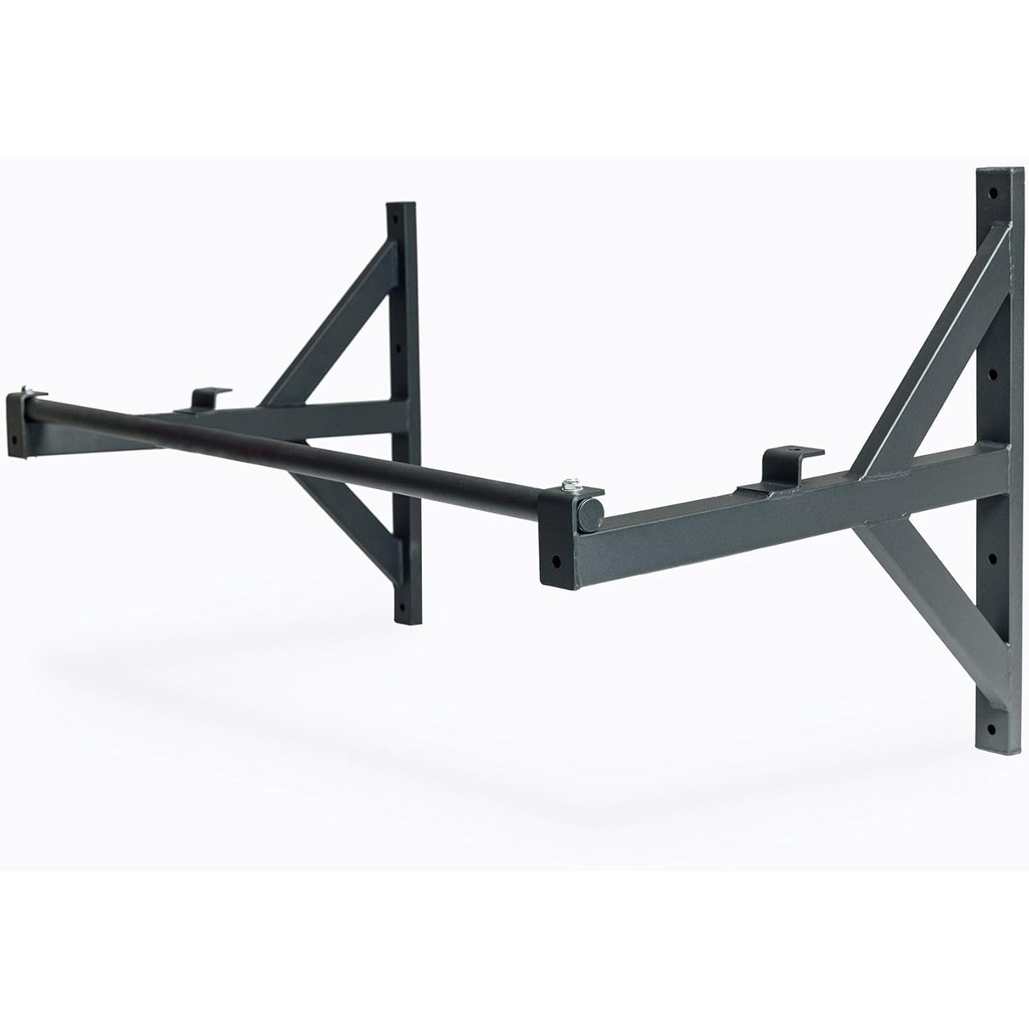 MXXF Wall Mounted Pullup Bar for Home or Garage Gyms, Straight Bar or ...