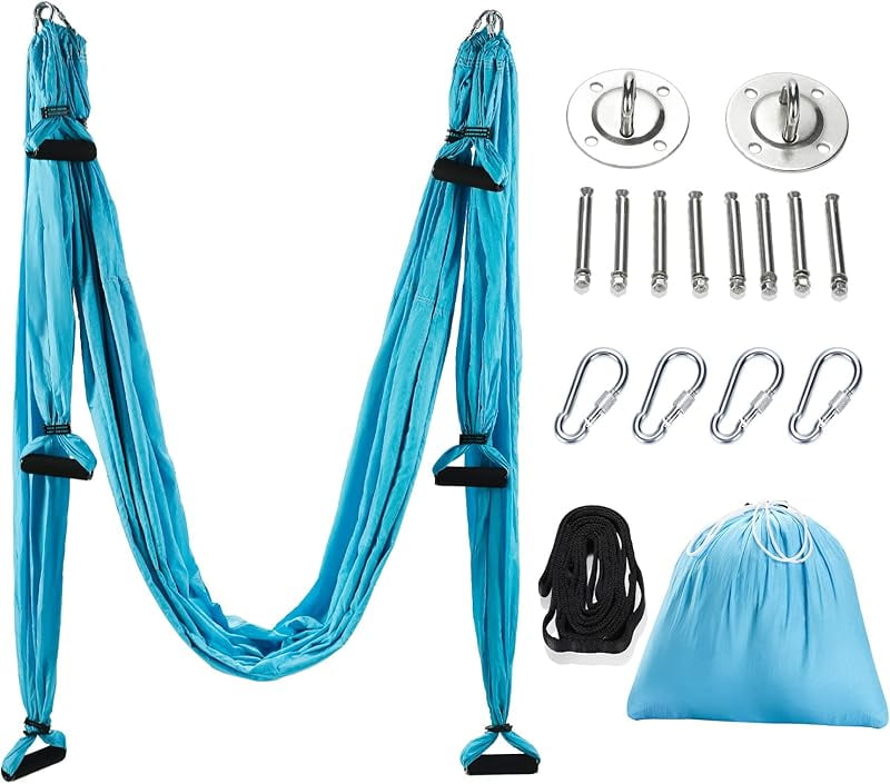 MY Aerial Yoga Swing Sling Strong Yoga Hammock Kit Set Trapeze ...