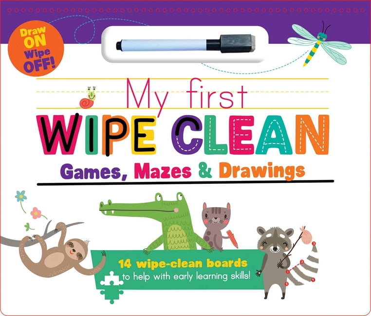 MY FIRST WIPE CLEAN PADS: My First Wipe Clean: Games, Mazes & Drawings ...