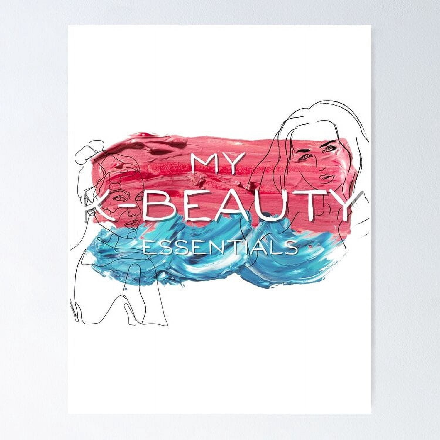 MY K-BEAUTY ESSENTIALS Poster, 24x36 UNFRAMED - Walmart.com