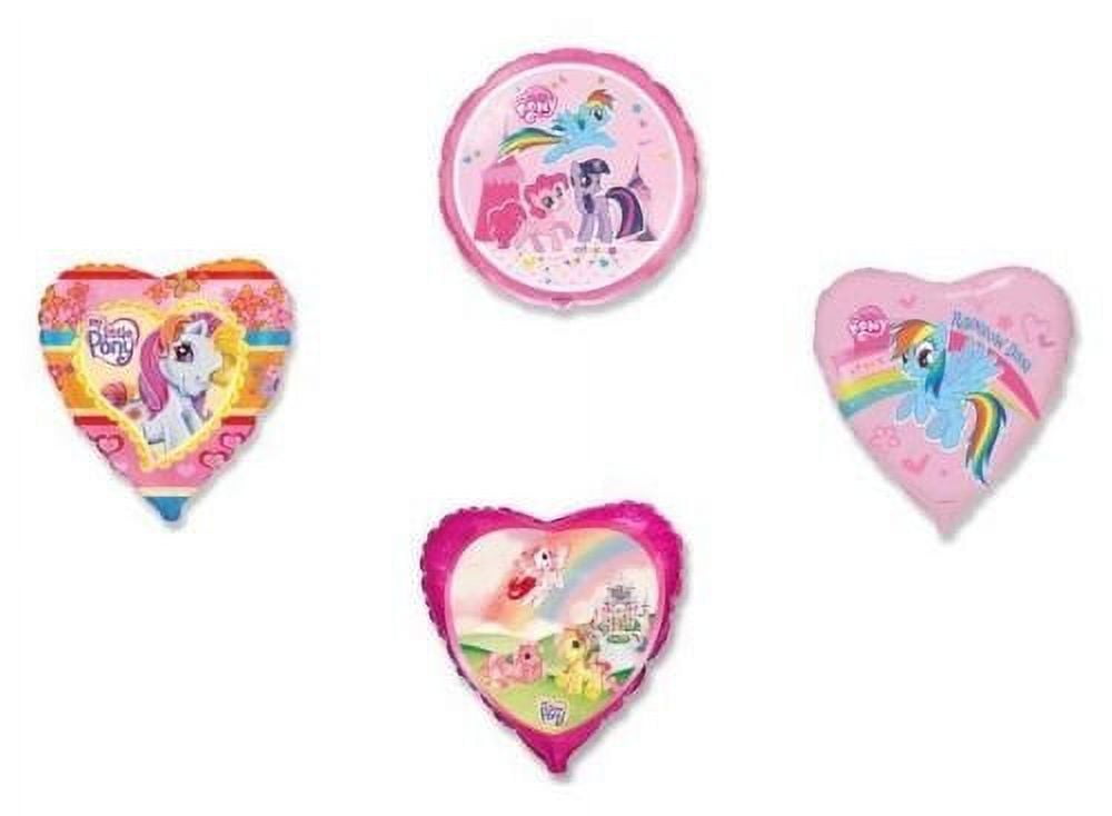 MY LITTLE PONY Rainbow DASH Pinky Pie 4 Pc 18" Birthday Party Mylar ...