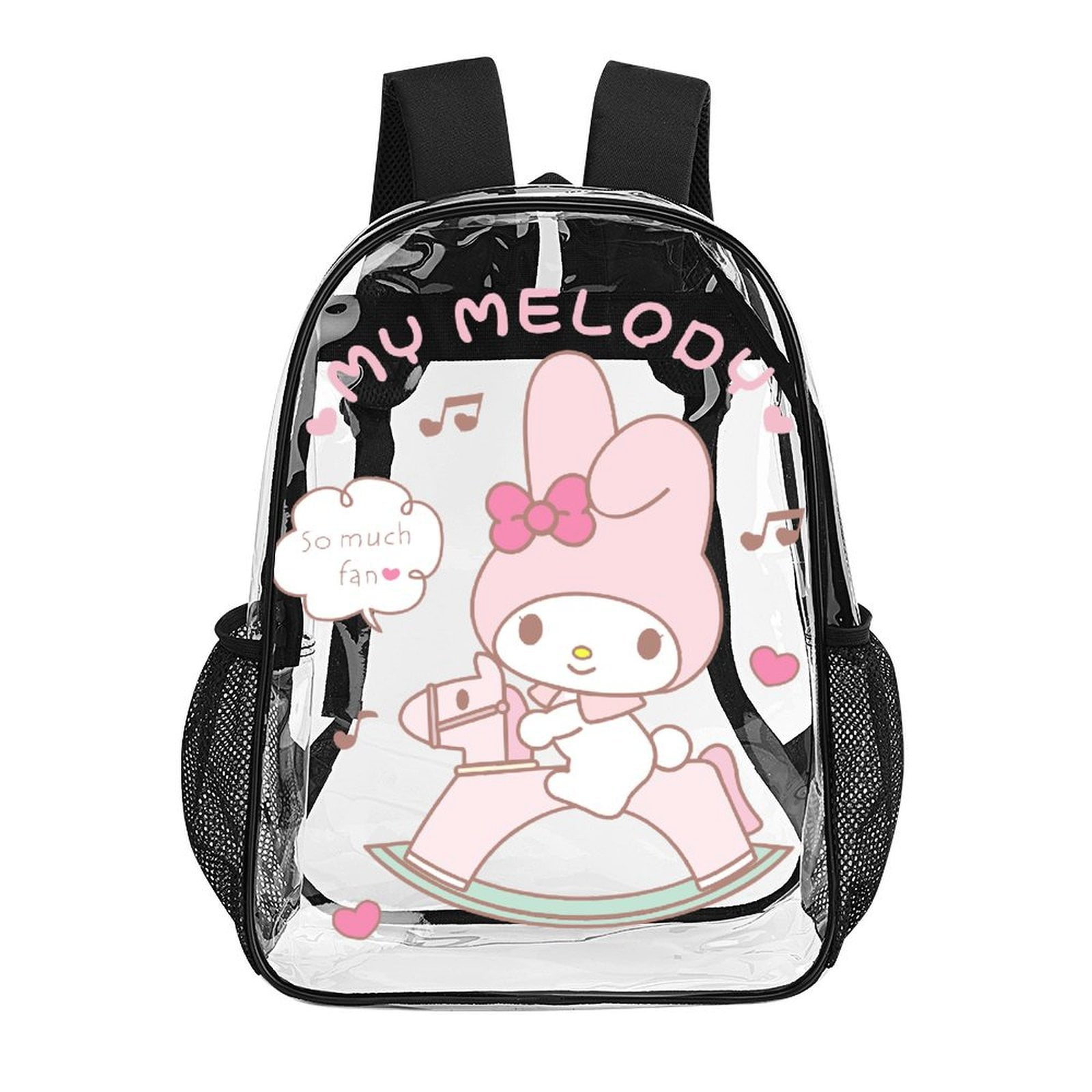 MY MEL-ODY Clear Backpack Anime Gift MY MEL-ODY Merch - Walmart.com