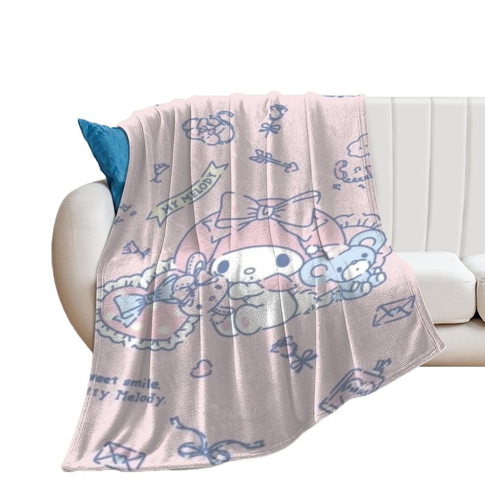 MY MEL-ODY Throw Blanket Flannel Anime for Girls Boys Men Women MY MEL ...