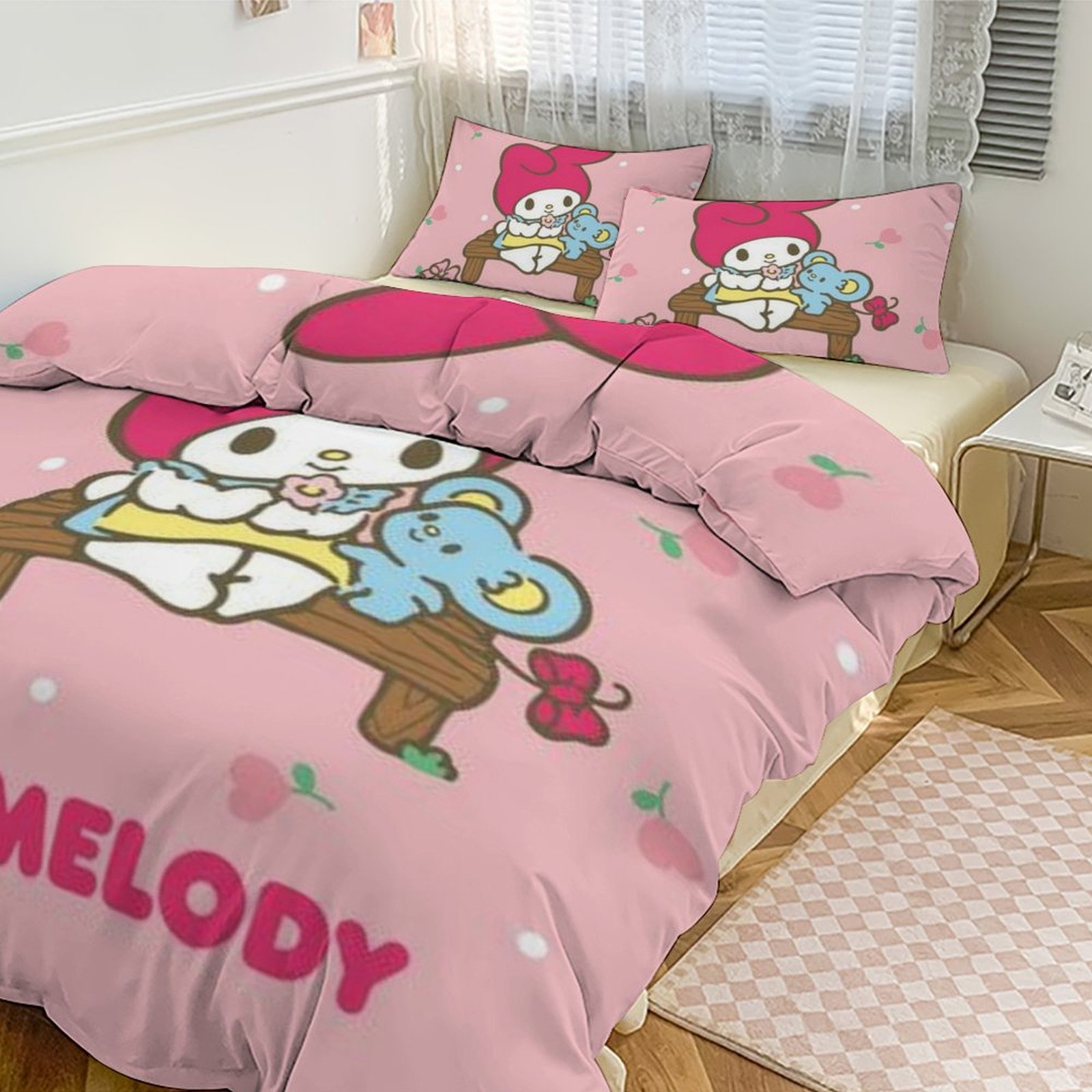 MY MELO-DY Bedding Set Anime Three-piece for Boys Girls Teens King MY ...