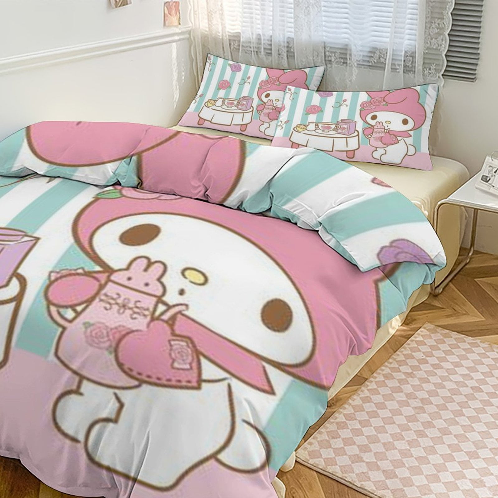 MY MELO-DY Bedding Set Anime Three-piece for Boys Girls Teens King MY ...
