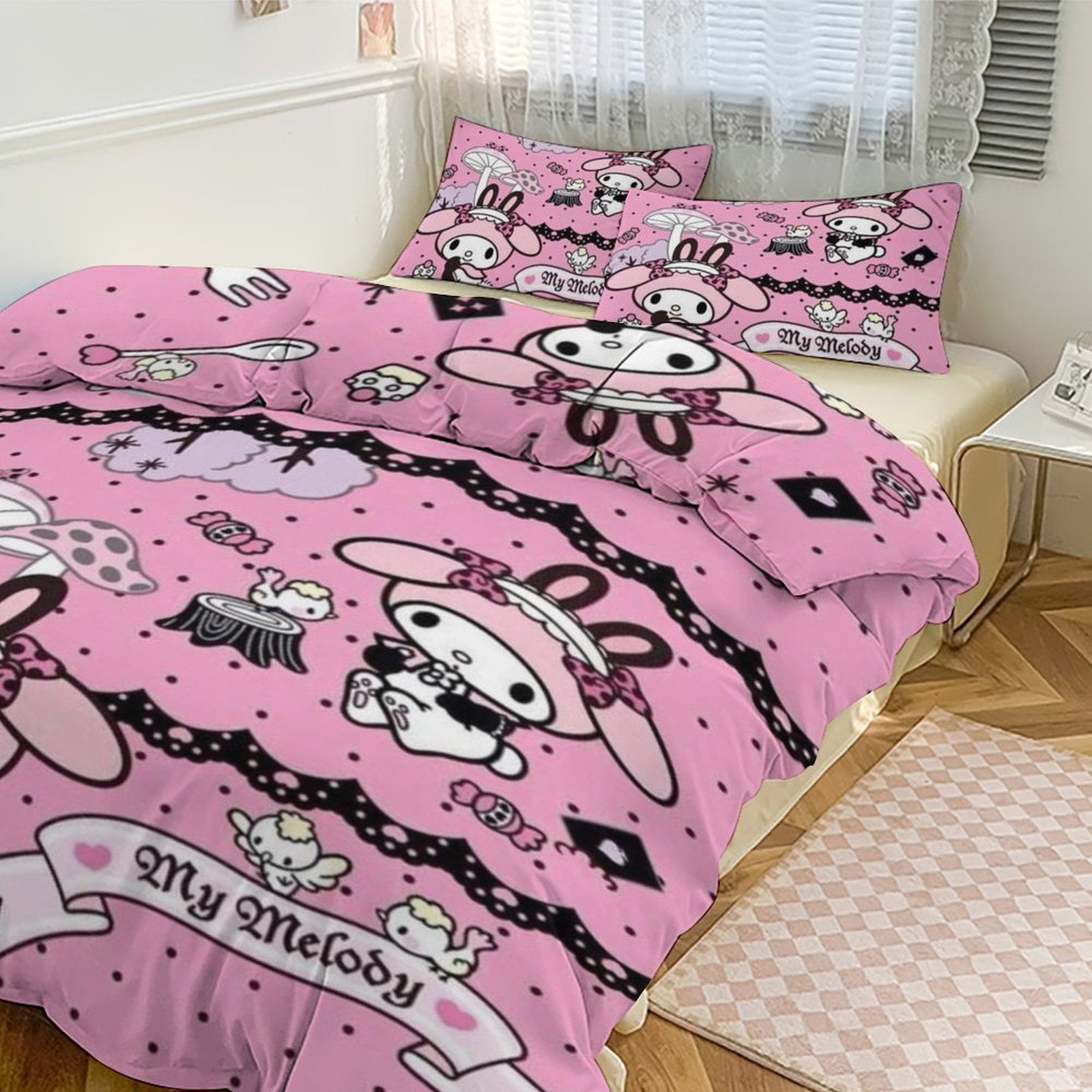 MY MELO-DY Bedding Set Anime Three-piece for Boys Girls Teens King MY ...