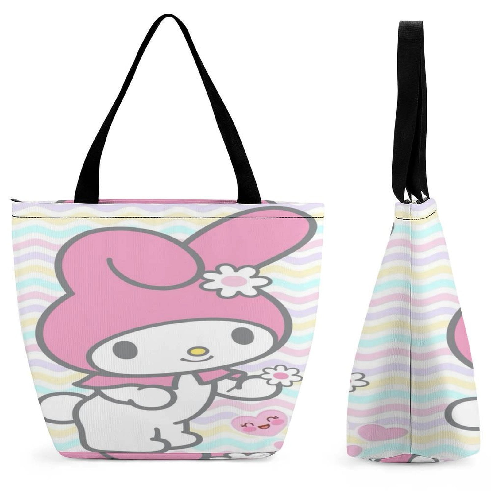MY MELODY Handbag Anime Zipper Shopping Bag MY MELODY Merch - Walmart.com