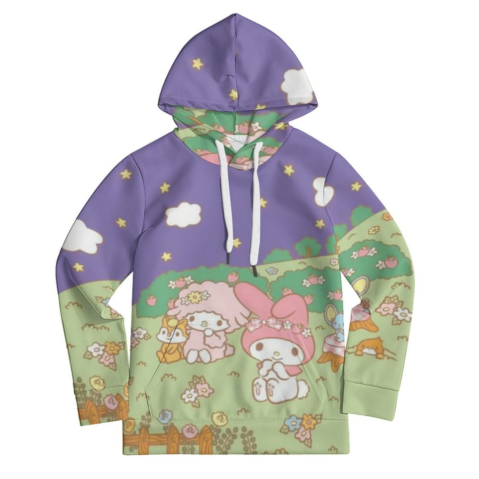 MY MELODY Hoodie with Pocket Cartoon Anime for Boys Girls Teens Gift ...