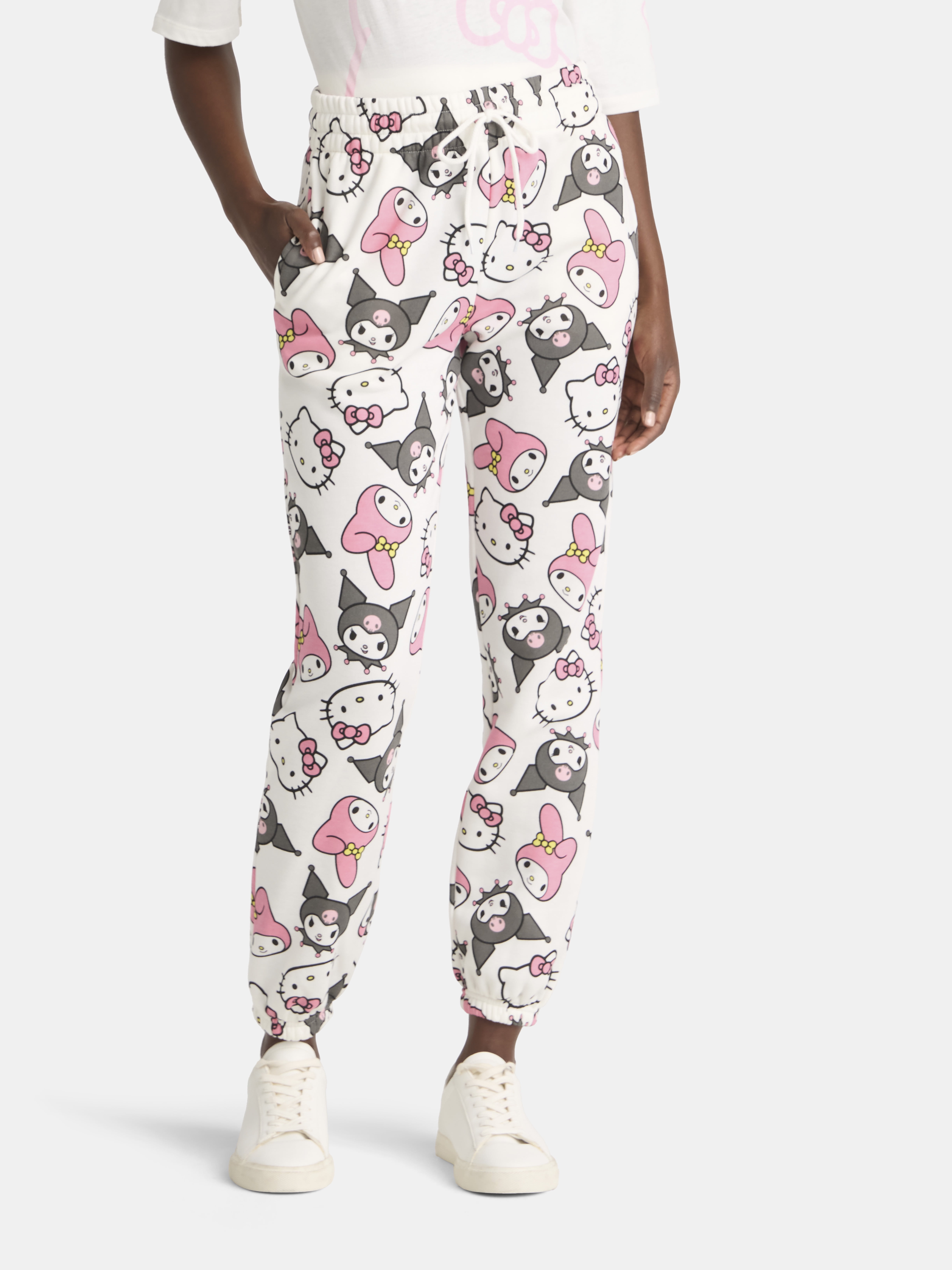 Hello Kitty & Friends Women's Graphic Joggers, Sizes XXS-XXL - Walmart.com