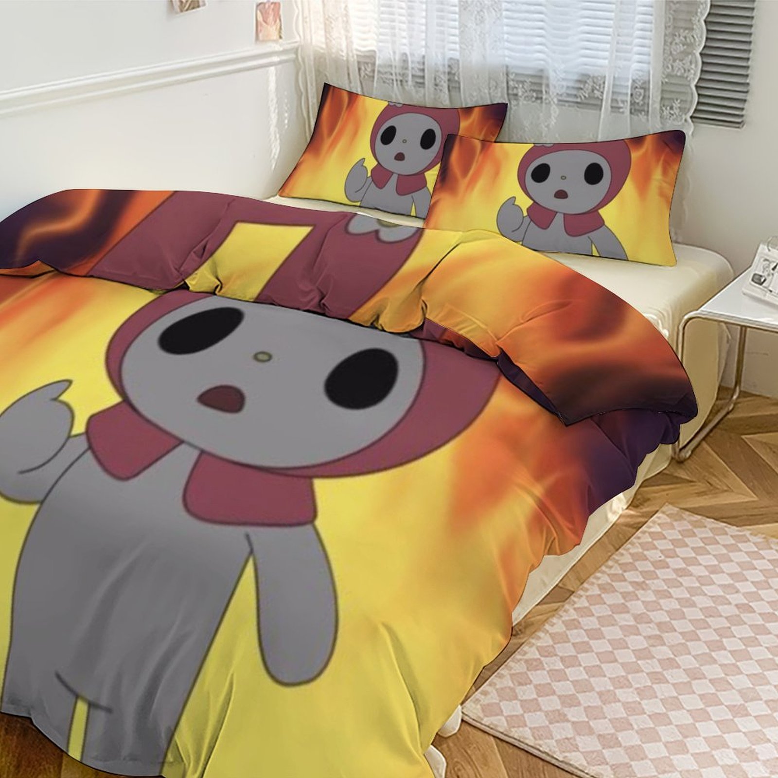 MY MELODY Kids Twin Bed in a Bag, Comforter and Sheets,Cartoon ...