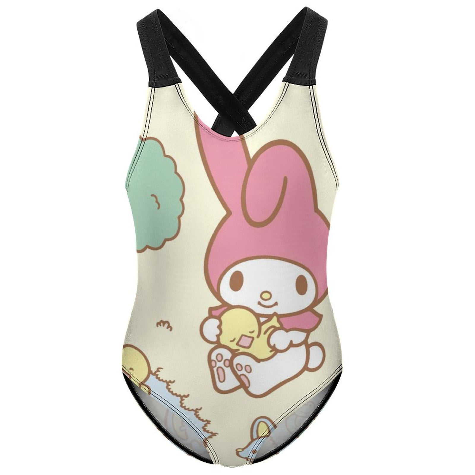 MY MELODY Swimsuit Anime Cute for Girls Gift 7-9Y（120cm） MY MELODY ...