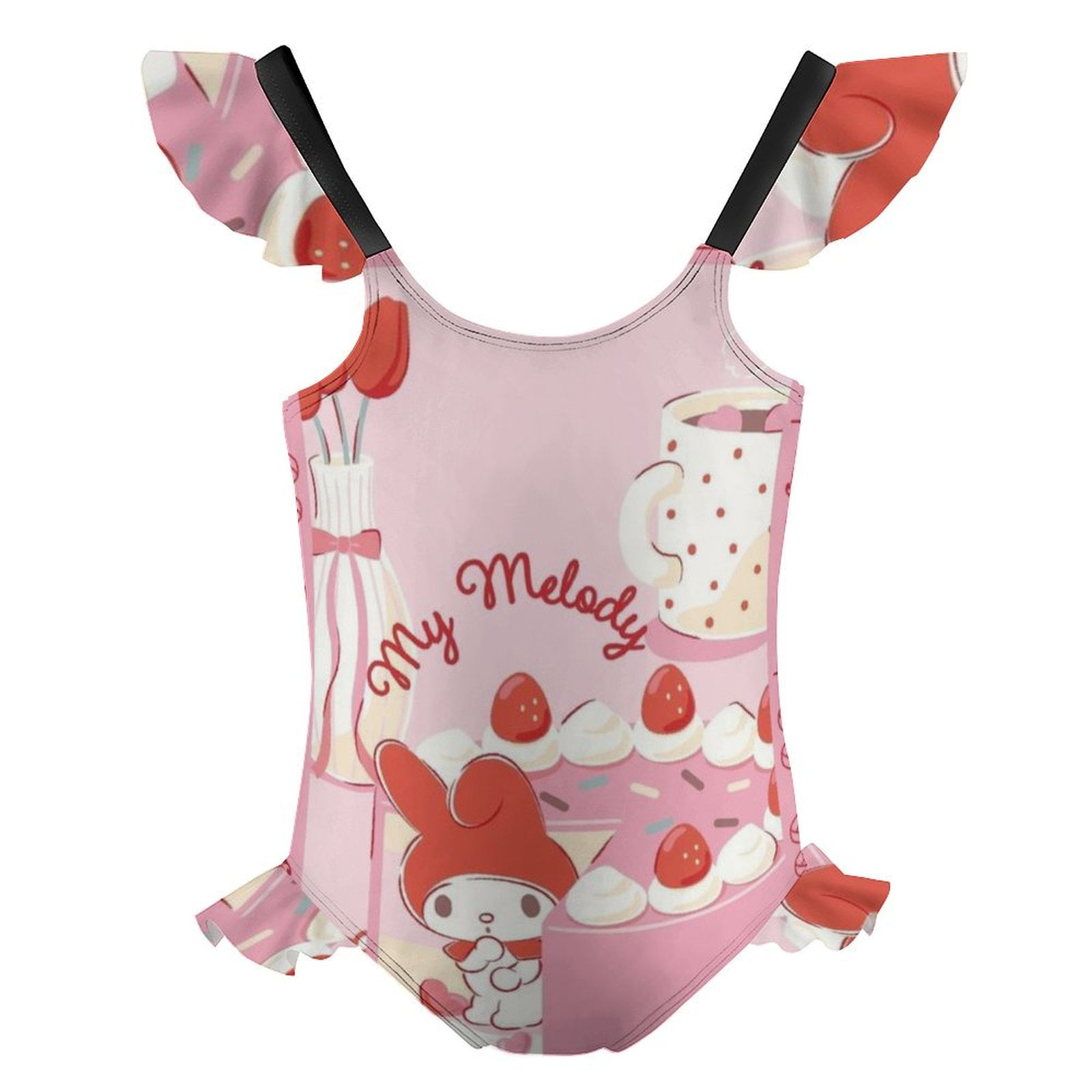 MY MELODY Swimsuit Anime Cute for Girls Gift 8-10Y（130cm） MY MELODY ...