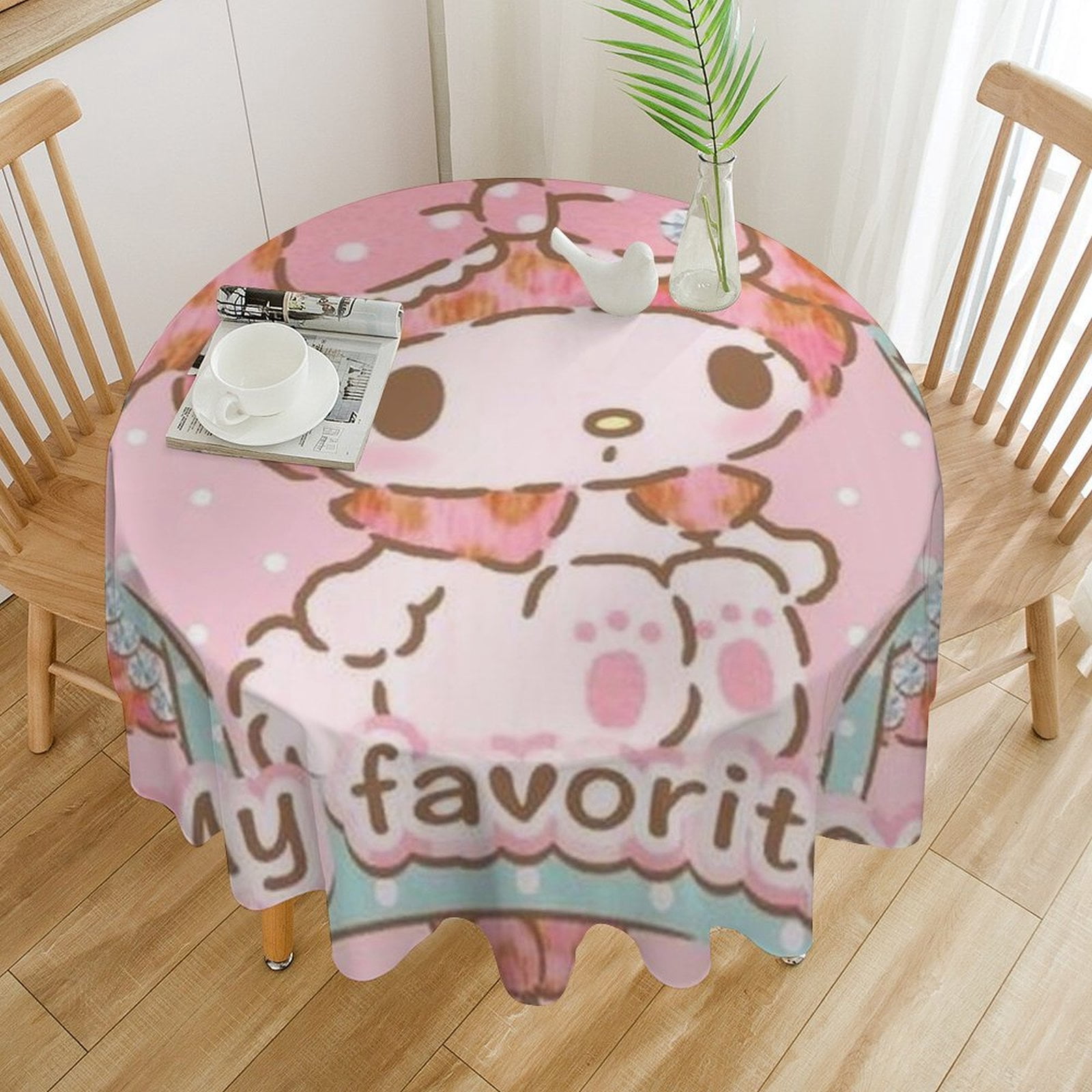 MY MELODY Tablecloth Anime for Dining Table Picnic Gift 36x36in MY ...