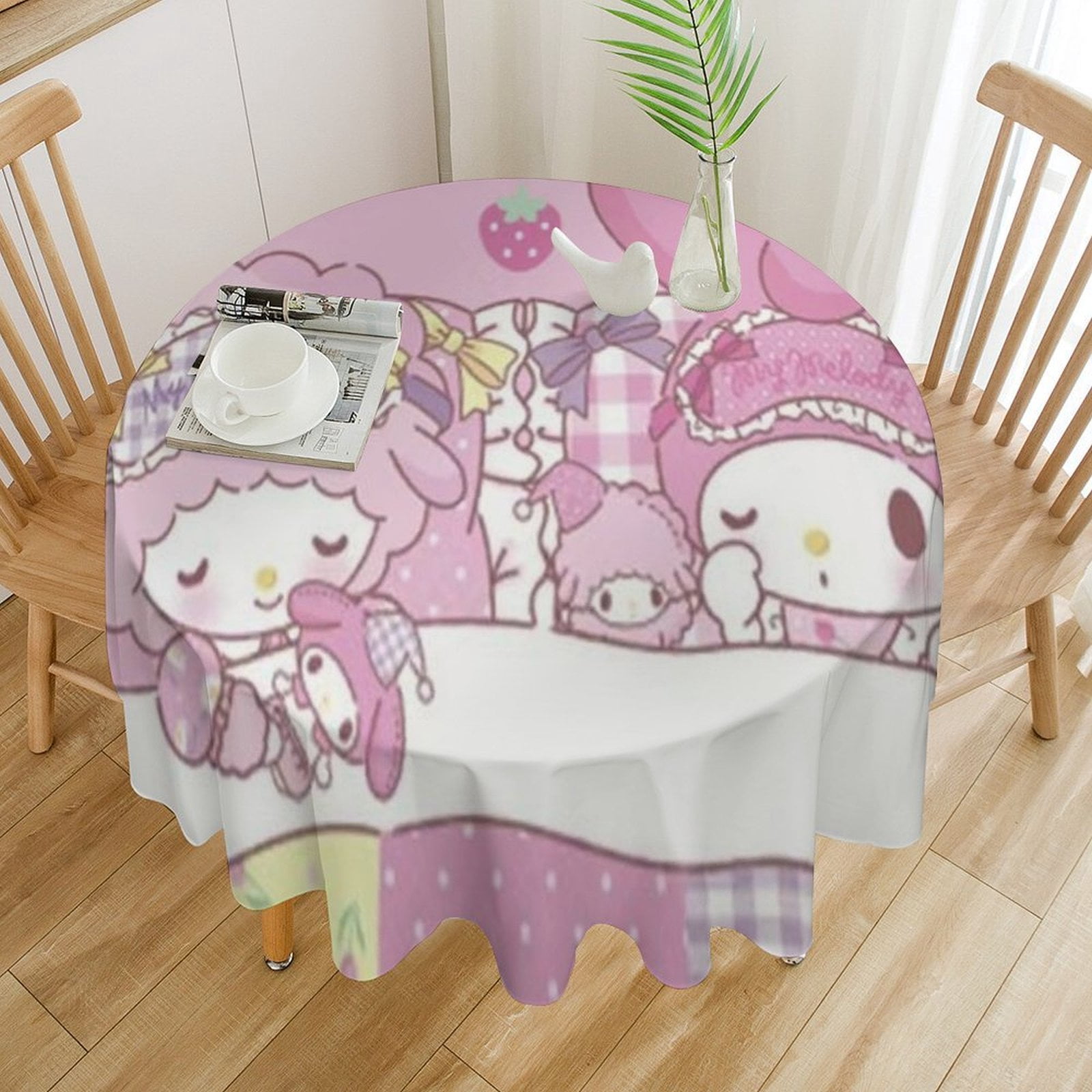 MY MELODY Tablecloth Anime for Dining Table Picnic Gift 36x36in MY ...
