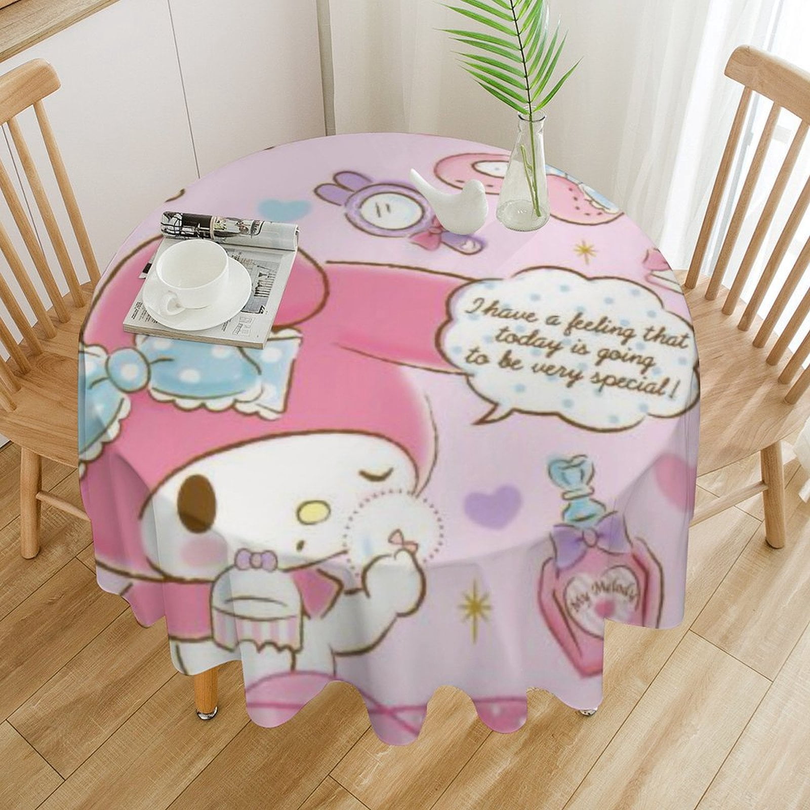 MY MELODY Tablecloth Anime for Dining Table Picnic Gift 50x50in MY ...