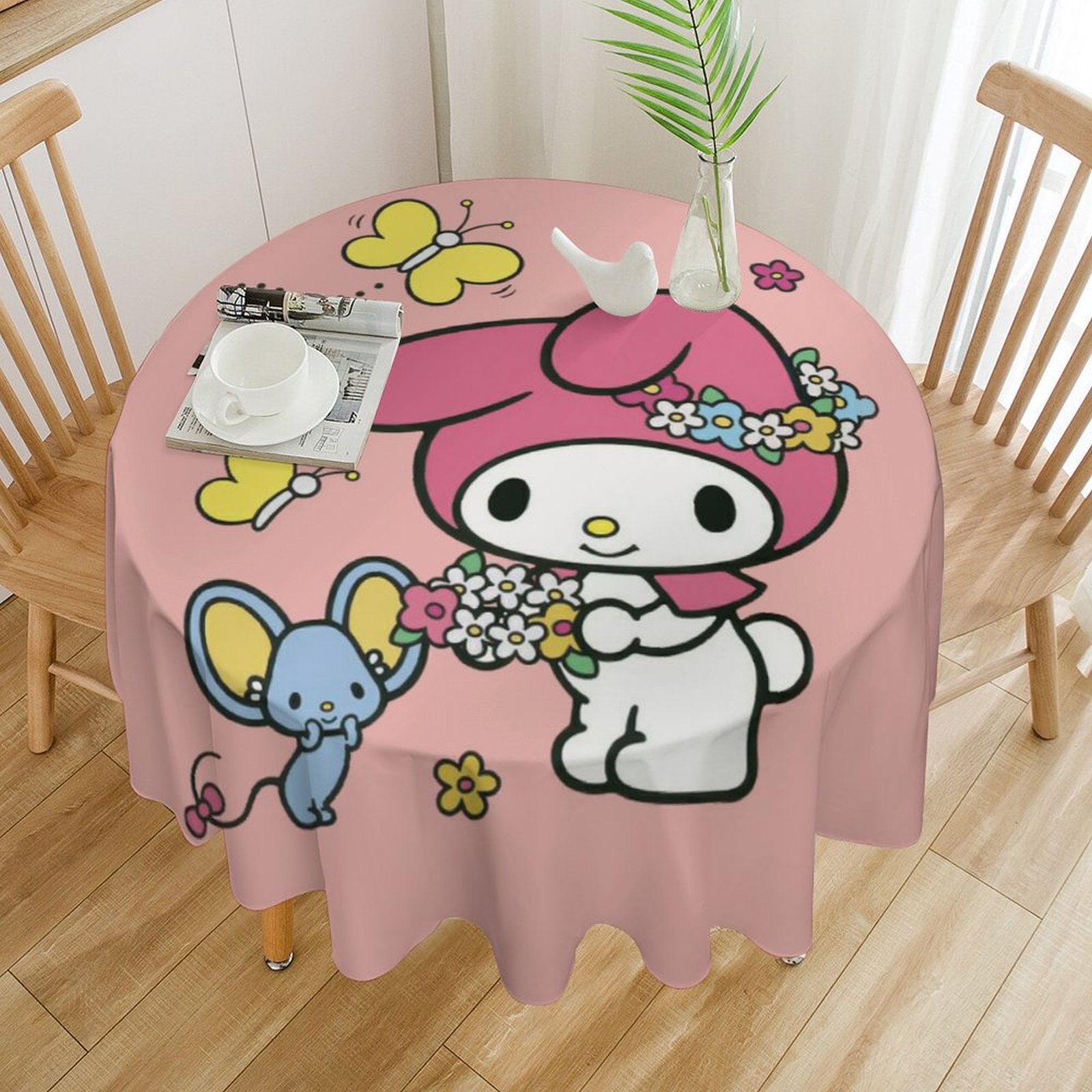 MY MELODY Tablecloth Anime for Dining Table Picnic Gift 50x50in MY ...