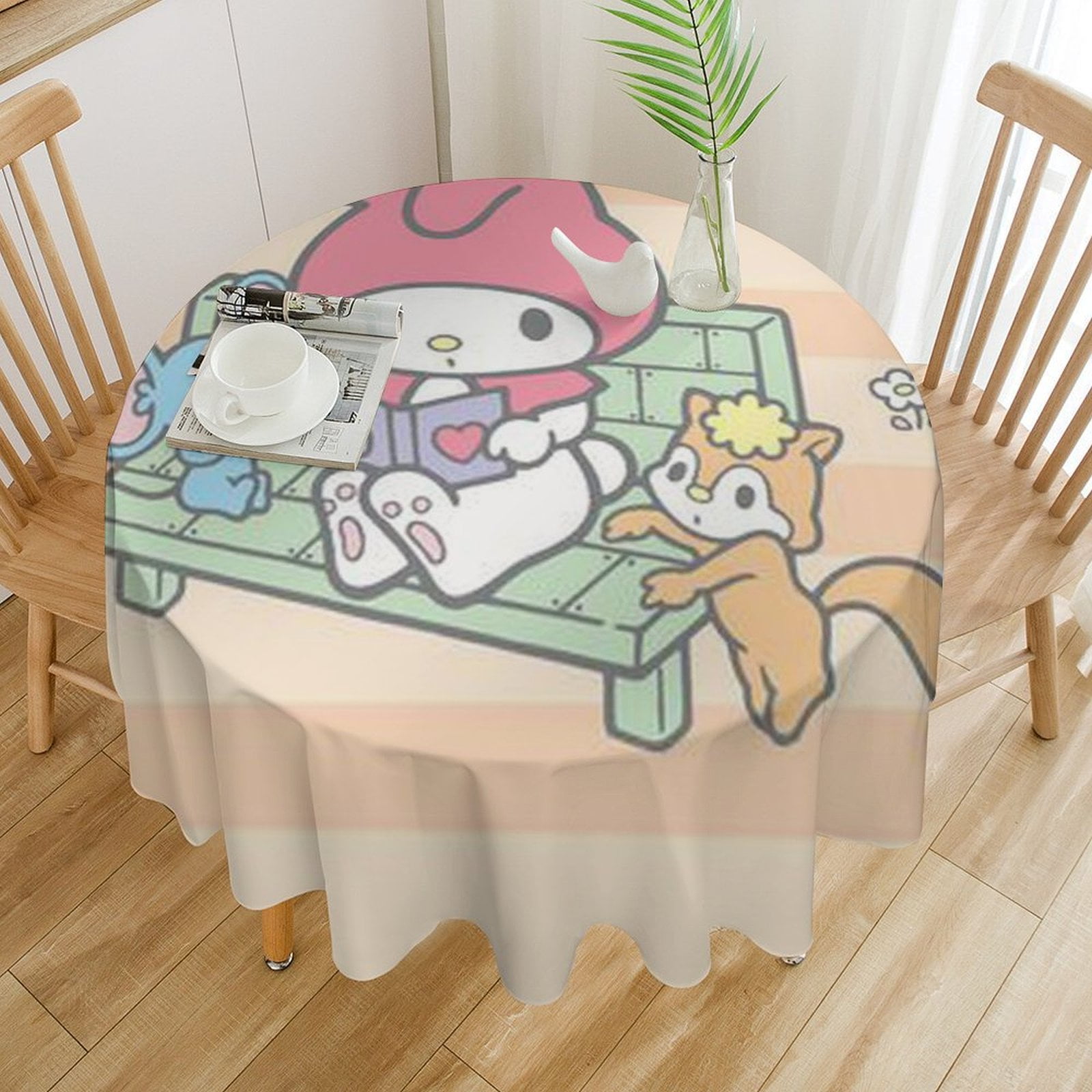 MY MELODY Tablecloth Anime for Dining Table Picnic Gift 60x60in MY ...